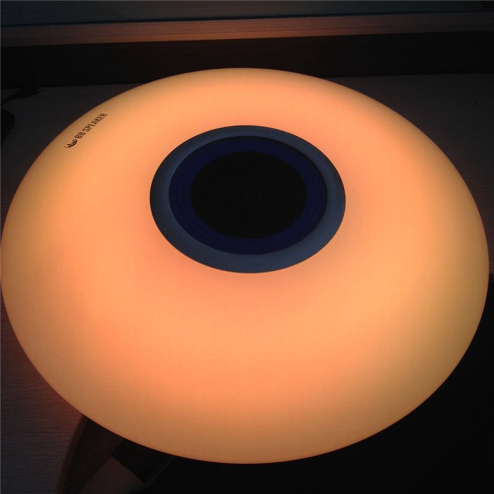 TLTE@ LED Ceiling Lamp with 20W Bluetooth Speaker, Color Change, APP ...