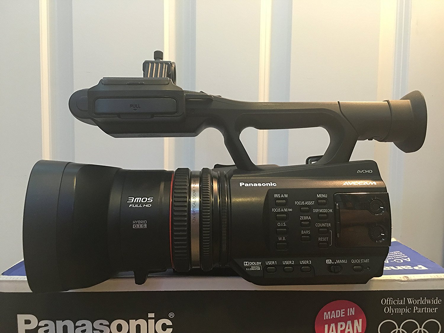 Panasonic AG-AC90A AVCCAM CAMCORDER Video Camera with 12x Optical Zoom ...