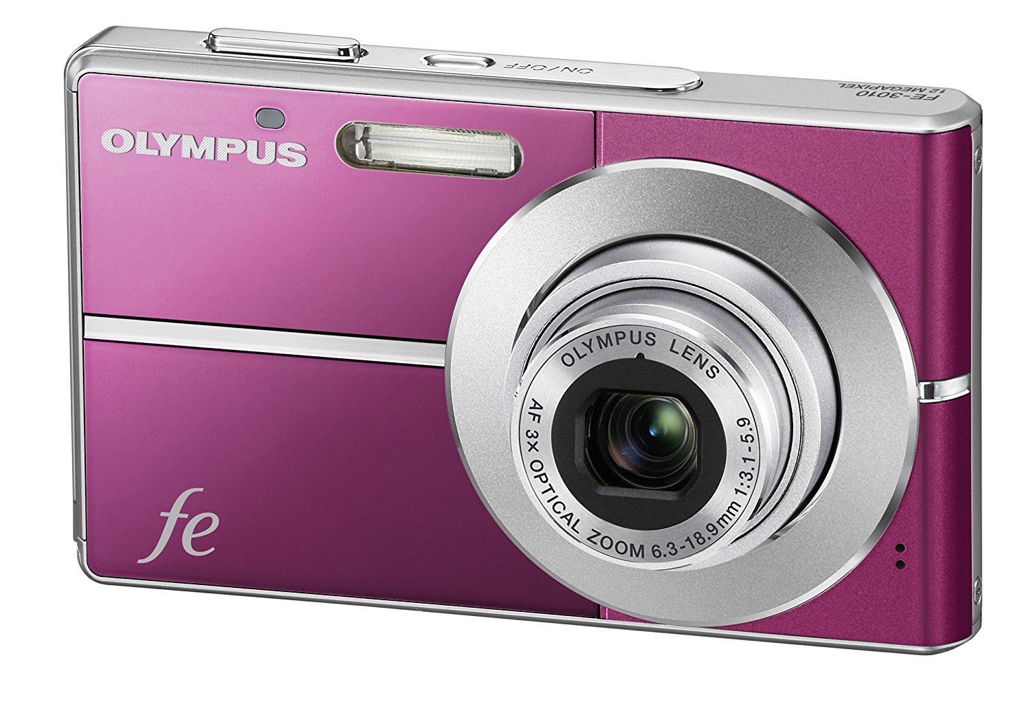 Olympus FE-3010 12MP Digital Camera with 3x Optical Zoom and 2.7 Inch ...