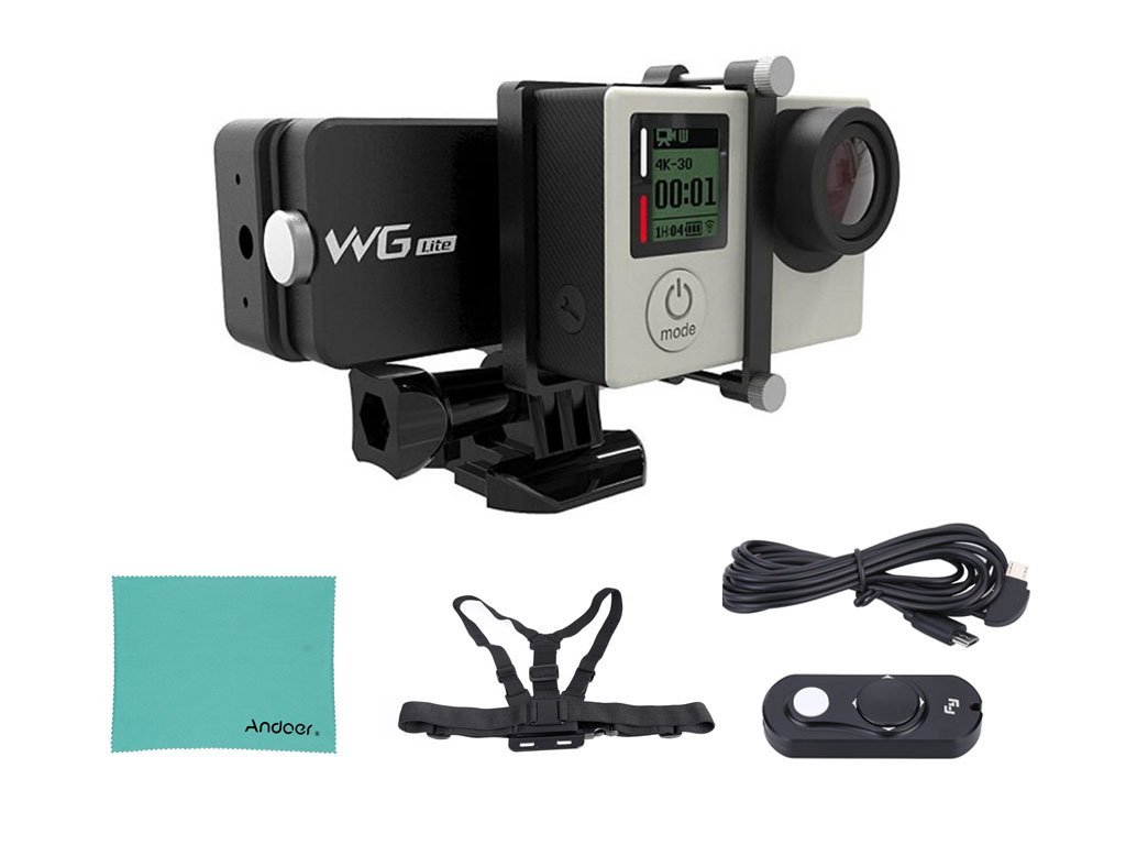 Feiyu WG Lite Single Axis Wearable Gimbal Stabilizer for GoPro Hero 4/3 ...