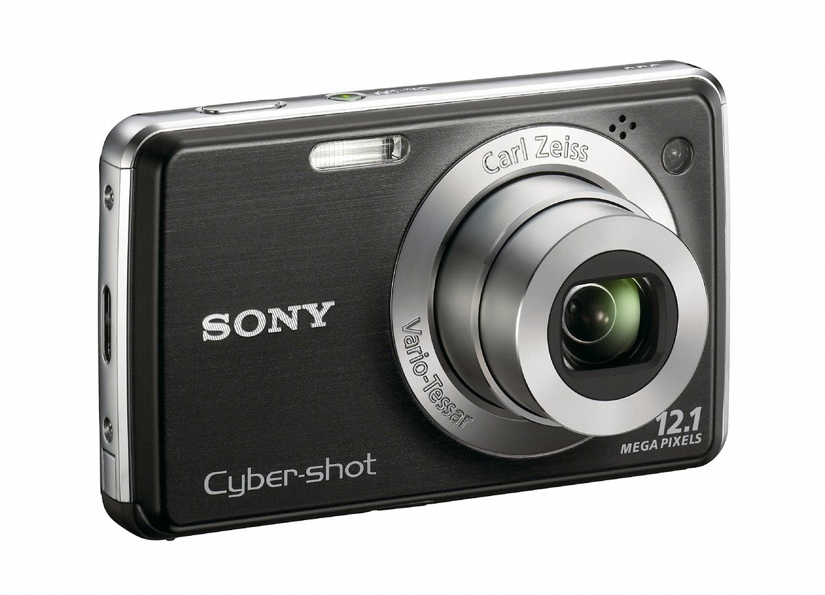Sony Cybershot DSC-W220 12.1MP Digital Camera with 4x Optical Zoom with ...