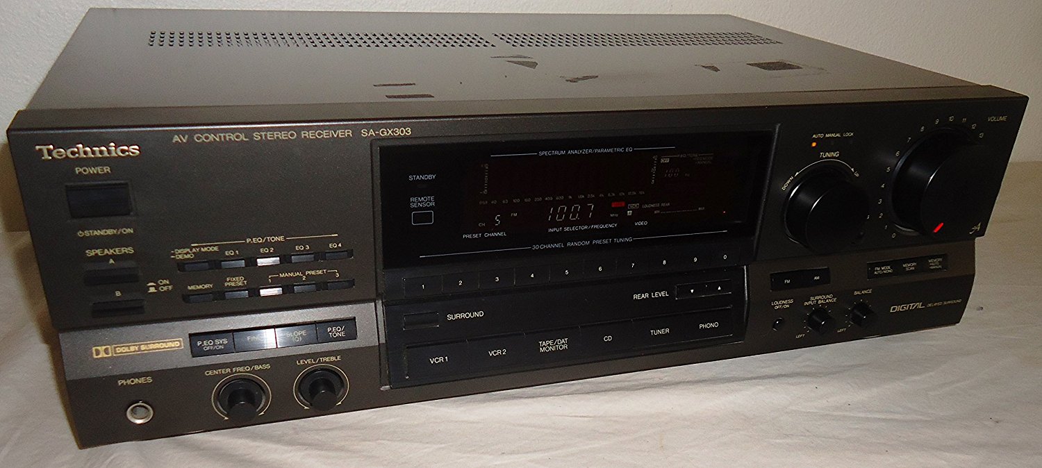 Technics SA-GX303 AV Audio Video Control Center Stereo Receiver ...