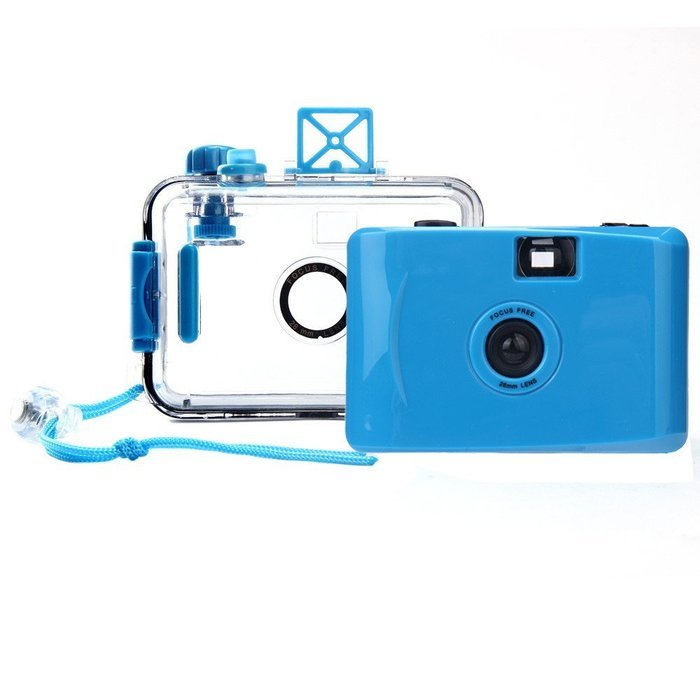 Sport camera POTO Underwater Waterproof Mini 35mm Film Camera (ORANGE ...