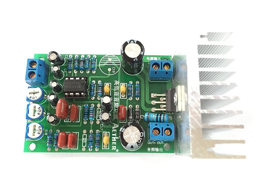 Qianson LM1875 30W Mono Subwoofer Audio Power Amplifier Board Treble ...