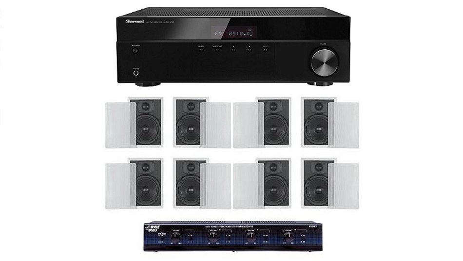 Distributed Home Audio Whole House Sound System- Flush Inwall Speakers ...