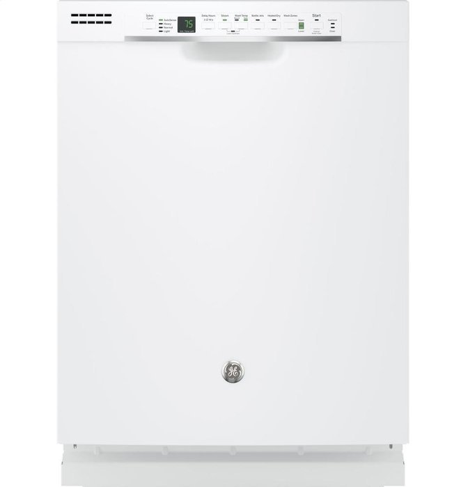 GE 24" White Built-In Dishwasher with Front Controls N4 free image download