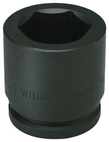 Wright Tool 84846 2-7/8-Inch 6 Point Standard Impact Socket with 1-1/2 ...