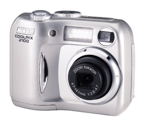 Nikon Coolpix 2100 2MP Digital Camera w/ 3x Optical Zoom free image ...