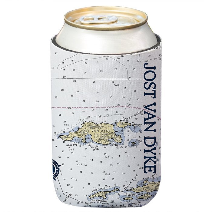 Altered Latitudes Jost Van Dyke, BVI Chart Standard Beverage Cooler (4 ...