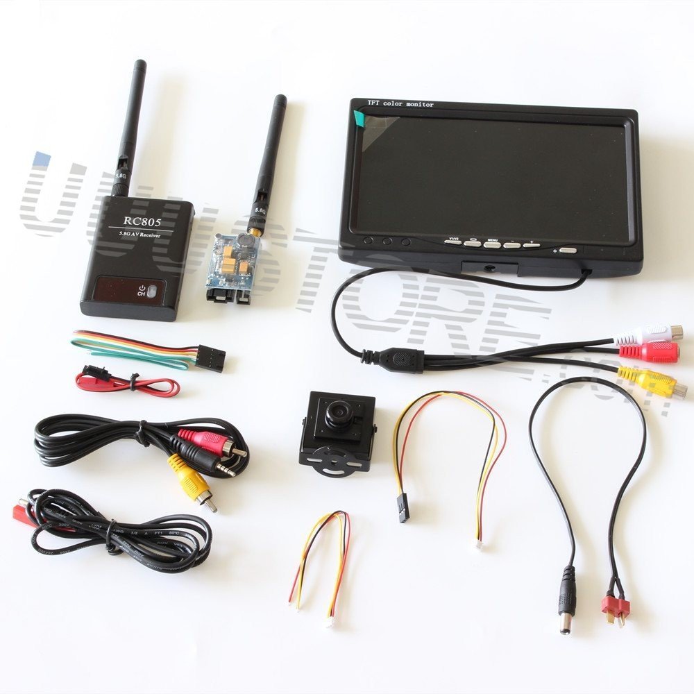 RC FPV Combo System 5.8Ghz 200mw 3KM AV video audio TS351 Transmitter ...