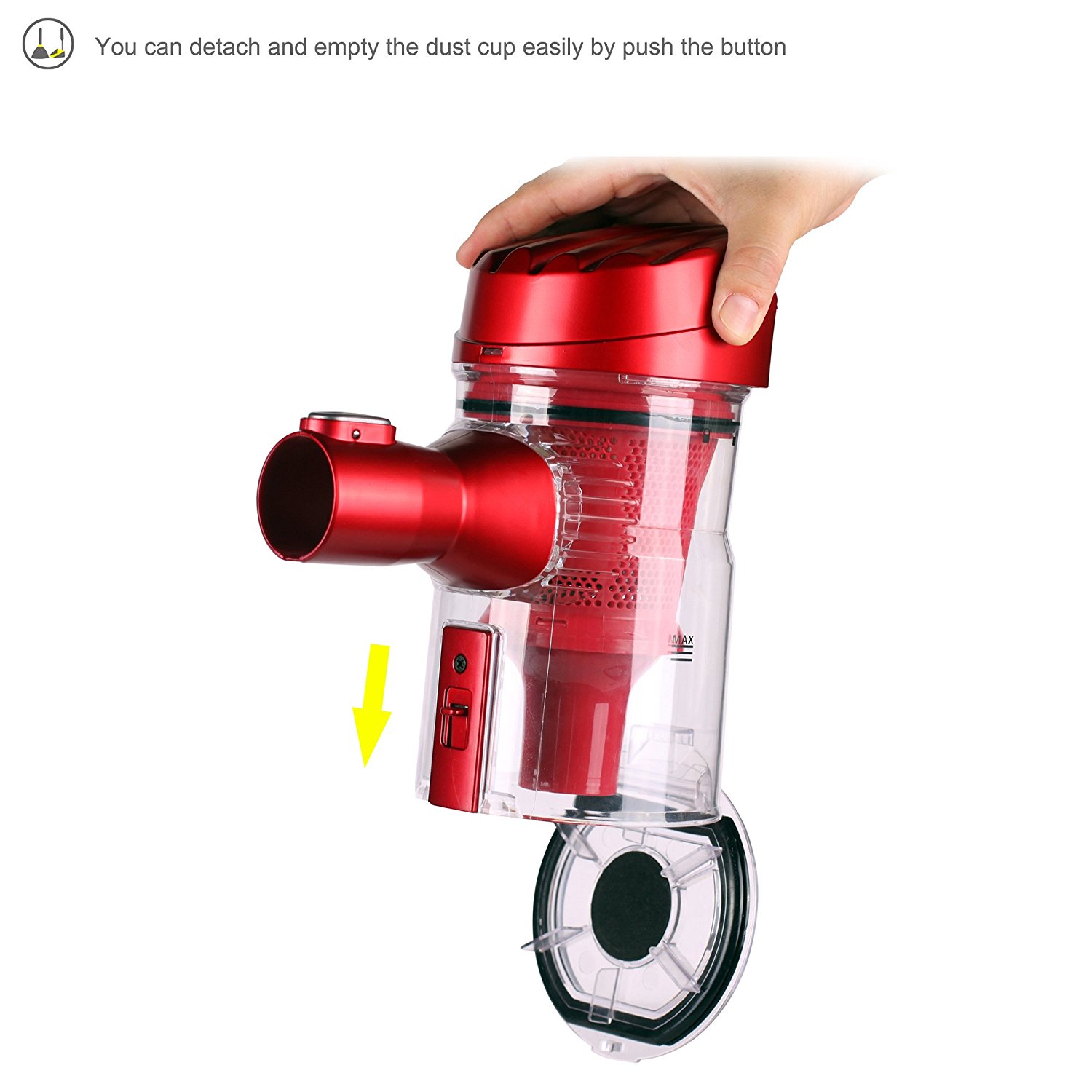 ZZ VC8211 2 in 1 handheld Vacuum Cleaner, Gray/Red N6 free image download