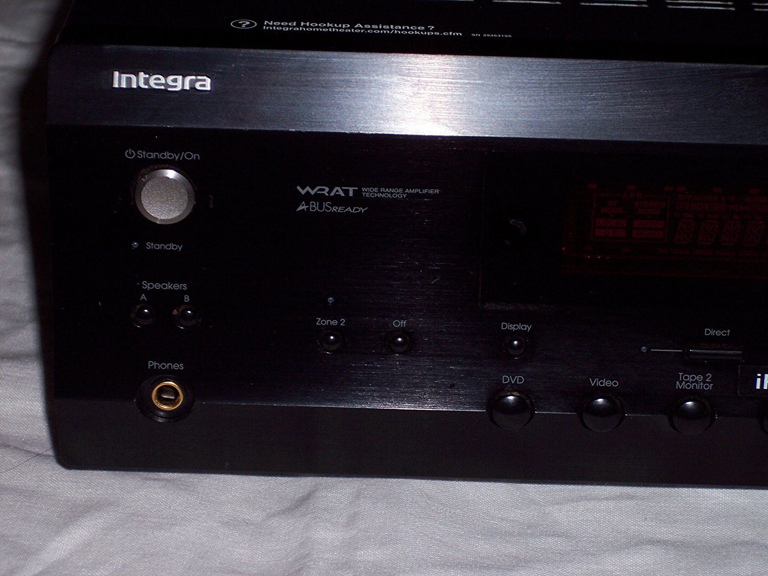 Integra DTM-5.3 AM/FM AV Receiver Amplifier, Multi-Zone, no remote N5 ...