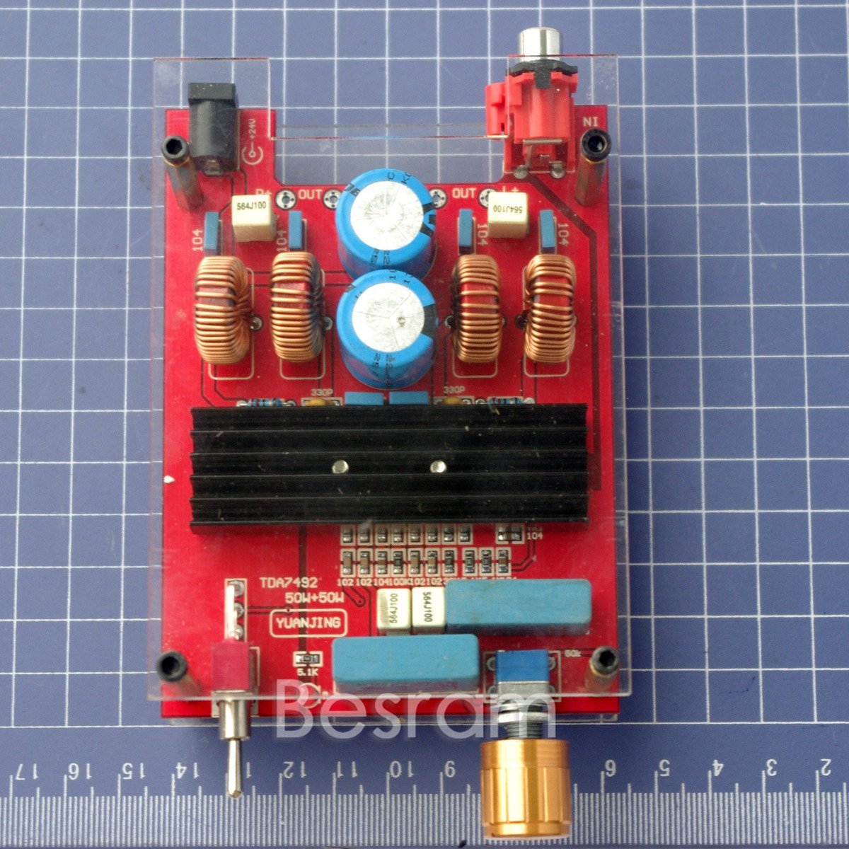 TDA7492 class D Mini digital Power amplifier with Power supply 110V ...