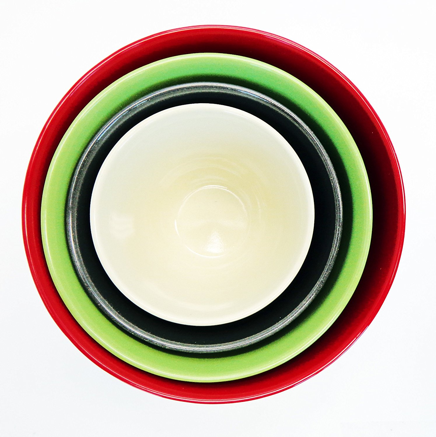 Natural Home MOBOO 4-Piece Stacking and Nesting Mixing Bowls N2 free ...