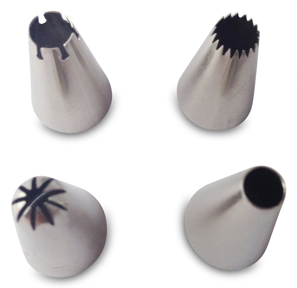 17 Piece Cake & Cupcake Decorating Tips Kit Stainless Steel Icing ...