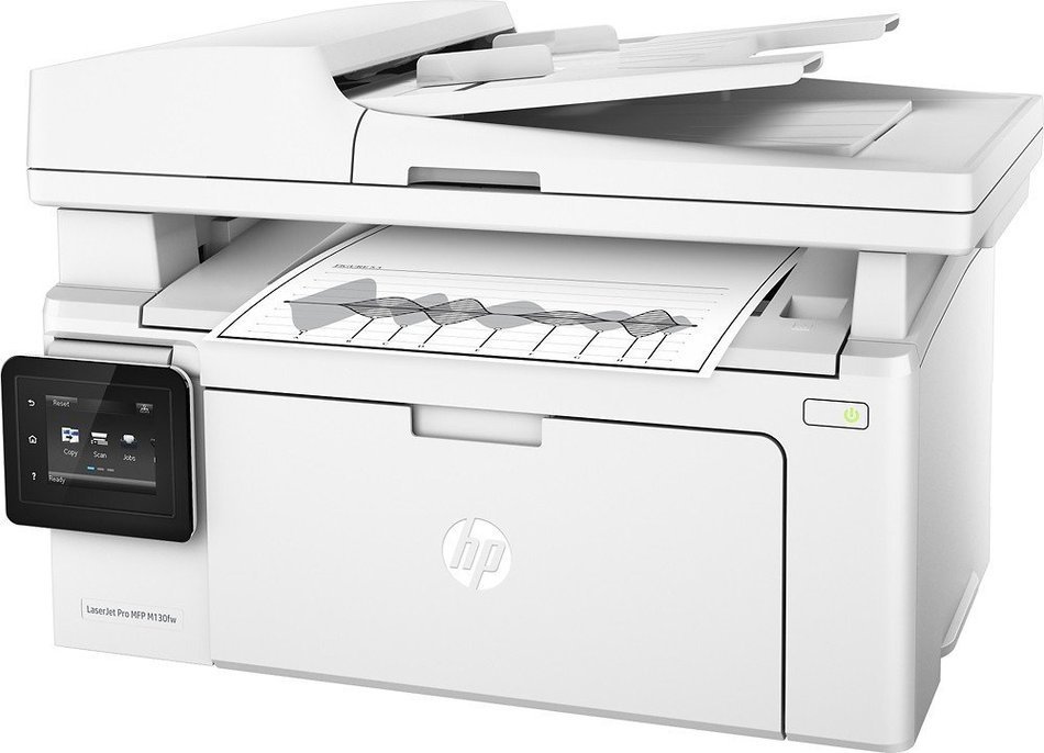 HP - LaserJet Pro MFP M130fw Wireless Black-and-White All-In-One ...