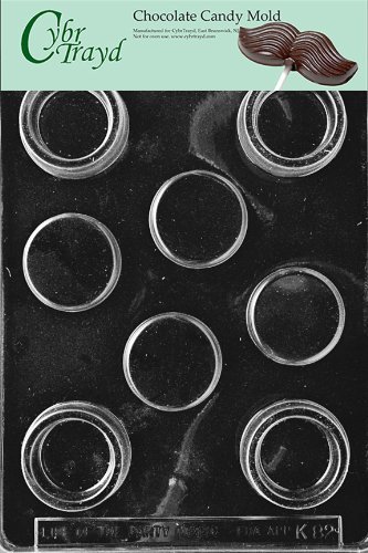 Cybrtrayd K082 Small Round Pour Box Kids Chocolate Candy Mold free ...