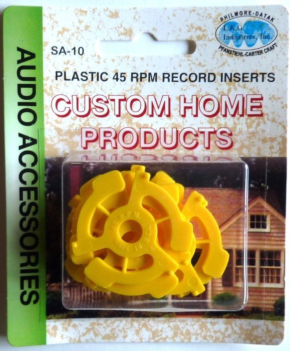 Pfanstiehl Plastic 45 RPM Record Inserts, Pack of 10 free image download