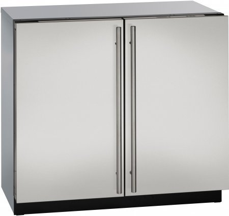U-Line U3036RRS00B 36" Built In Counter Depth Compact Refrigerator with ...