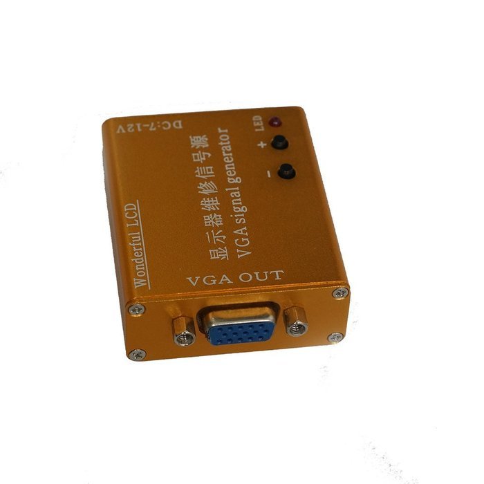 VGA Signal Generator LCD Display Tester Support 1680 * 1050 w/ English ...