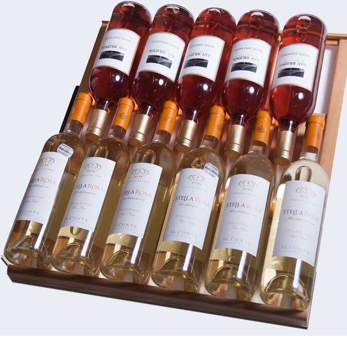 KingsBottle 50 Bottle Dual Zone Wine Cooler, Black N2 free image download