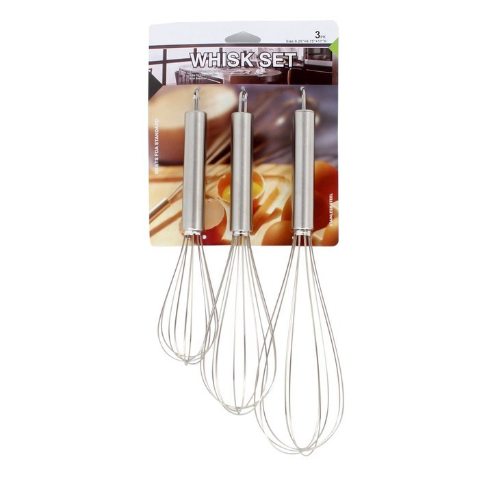 6 Piece Large Kitchen Mixing Prep Bowls and Whisk Utensil Set ...