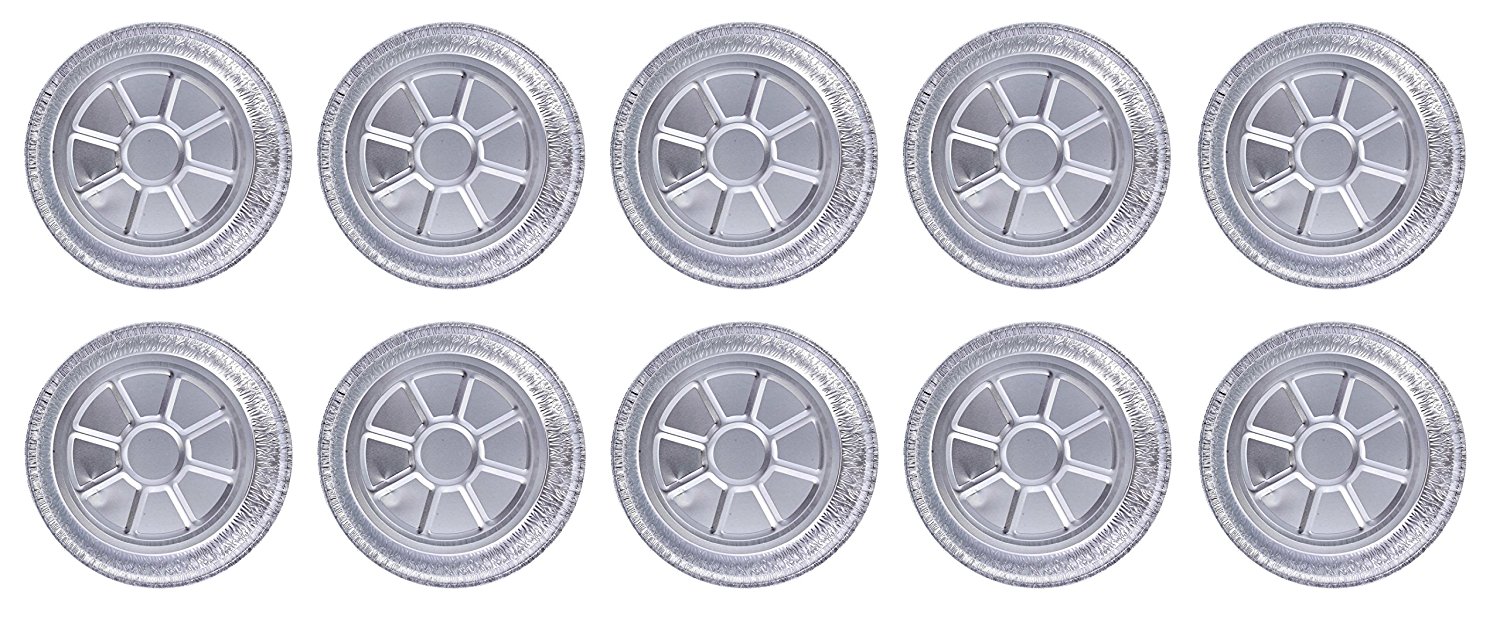DOBI Round Pans - 9" Disposable Aluminum Foil Pans, Standard Size Cake ...
