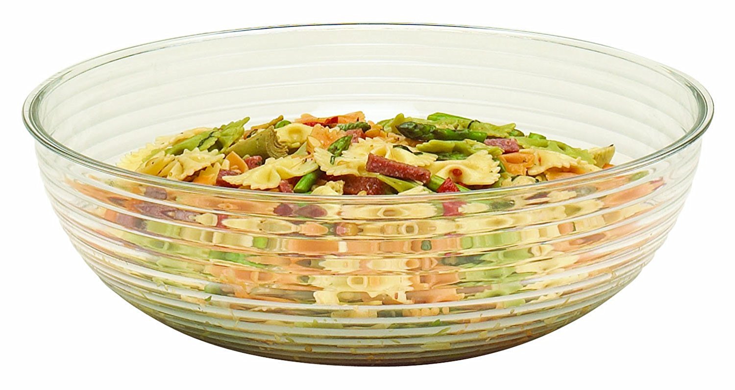 Cambro (RSB15CW135) 11 qt Round Ribbed Bowl - Camwear® free image download