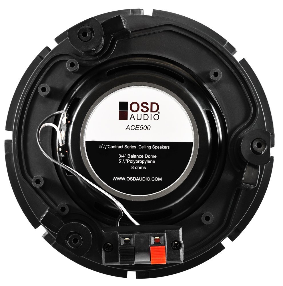 OSD Audio ACE400 3.0-inch 60-Watt Trimless Thin Bezel Polypropylene In ...