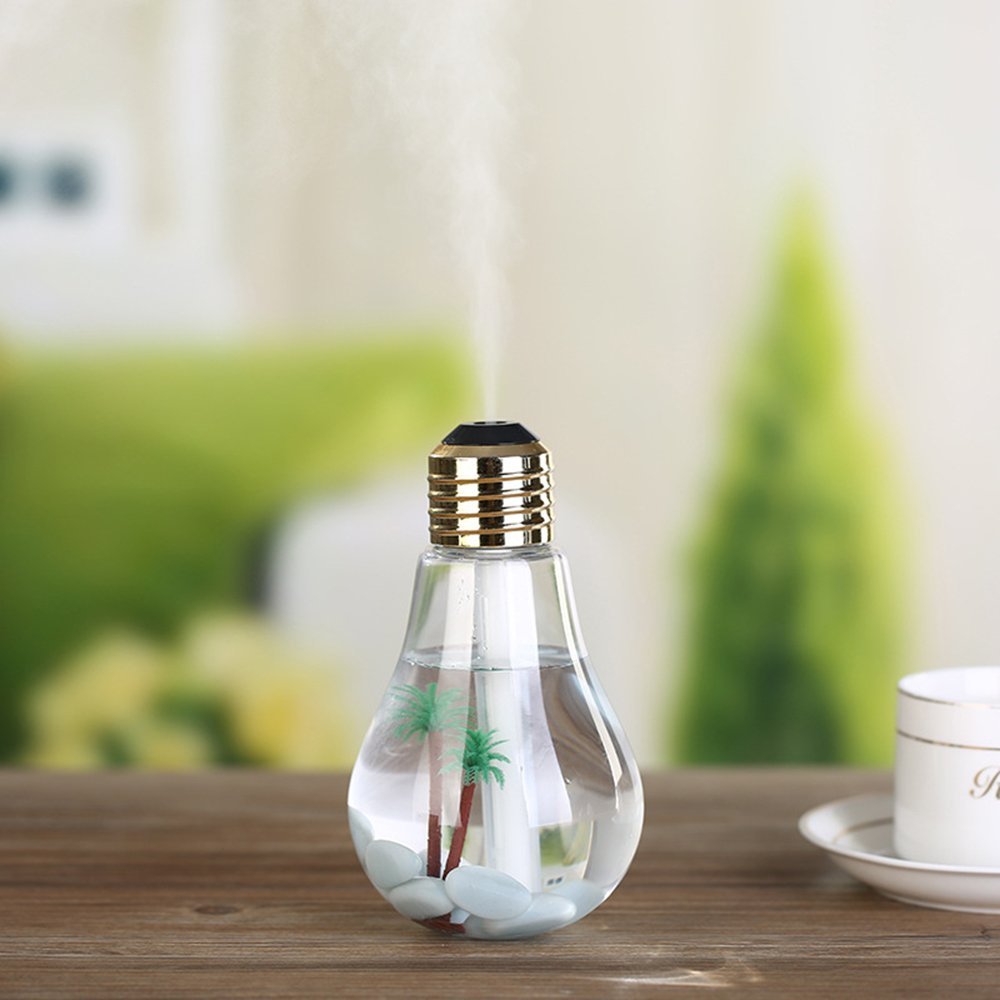 XDOBO Mini Cool Mist Humidifier with Bulb Shape,400ml Bulb Shape ...