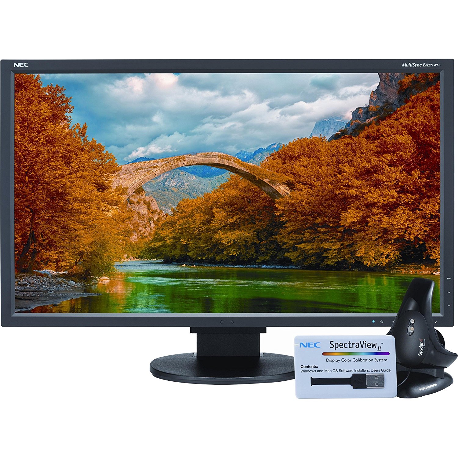NEC Monitor EA274WMI-BK-SV 27-Inch Screen LED-Lit Monitor free image ...