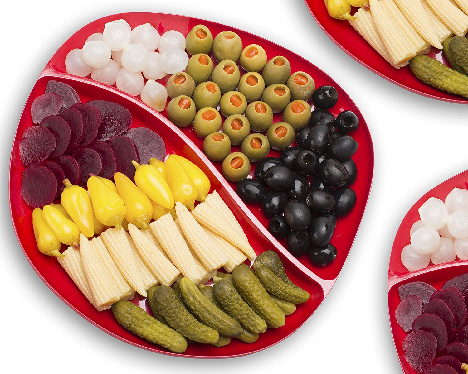 Zak! Designs Moso Divided Plate, 100% Natural Materials and BPA-free ...