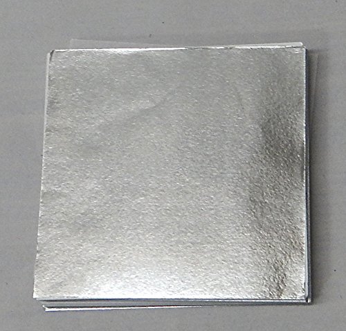 500 3" x 3" Silver Confectionery Foil Wrappers Candy Wrappers Candy ...