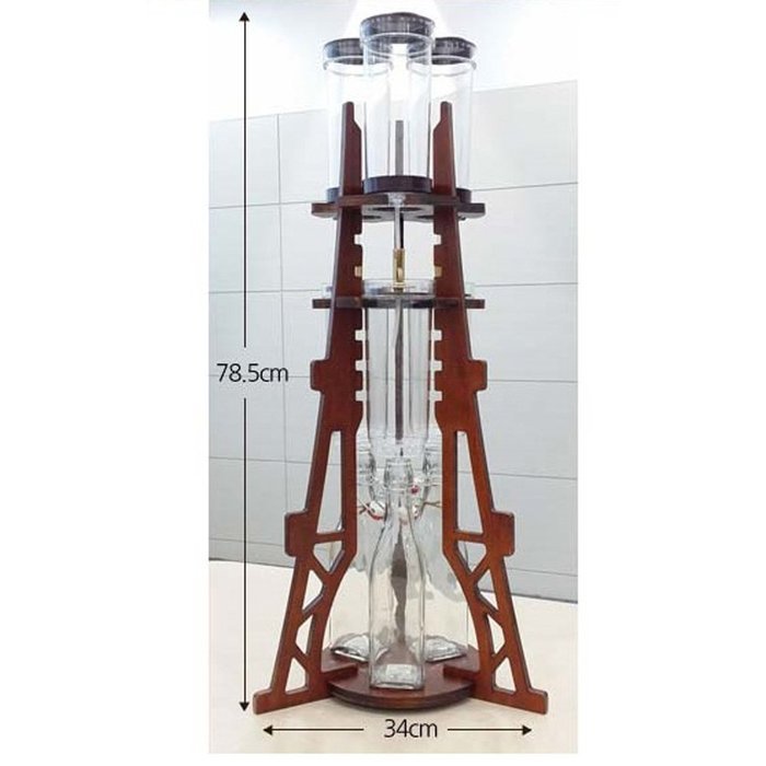 Dutch Q Cold Brew Coffee Iced Coffee Maker Wooden Eiffel Tower Home ...