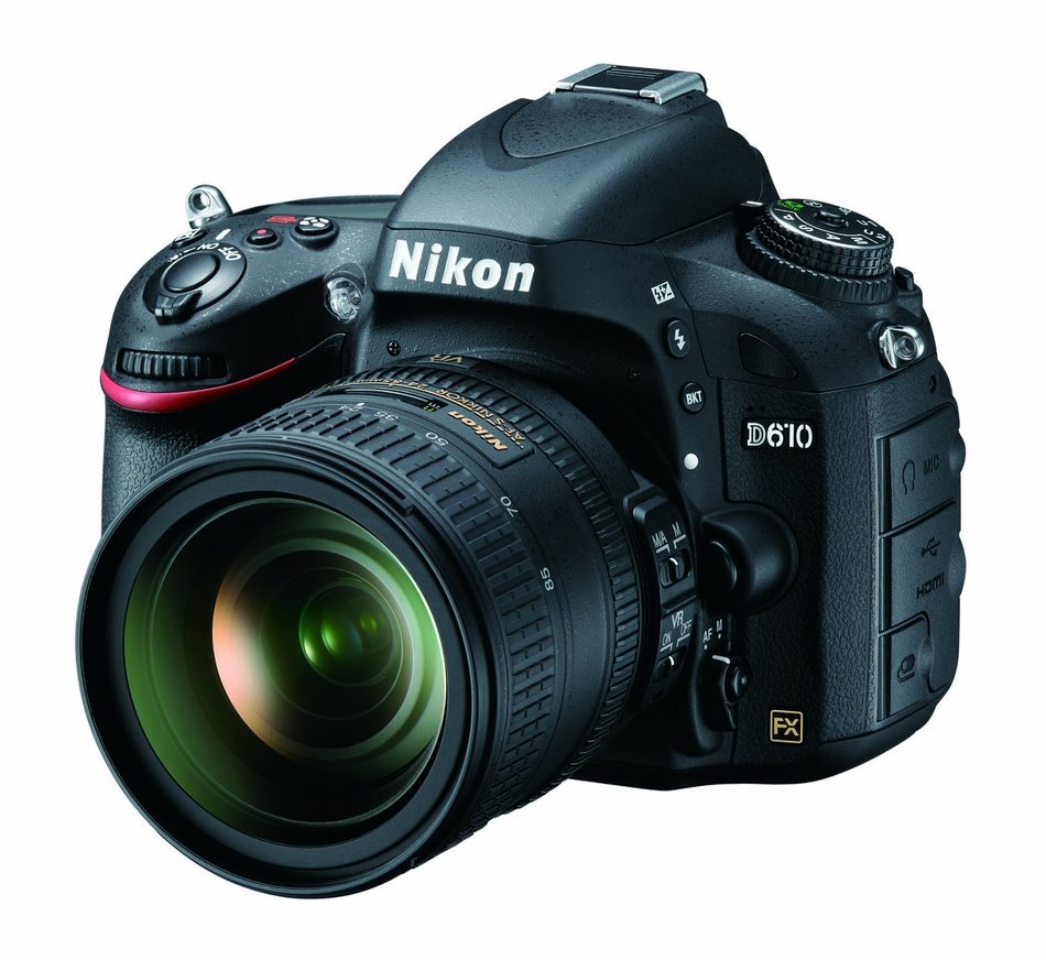 Nikon D610 24.3 MP CMOS FX-Format Digital SLR Camera with 24-85mm f/3.5 ...
