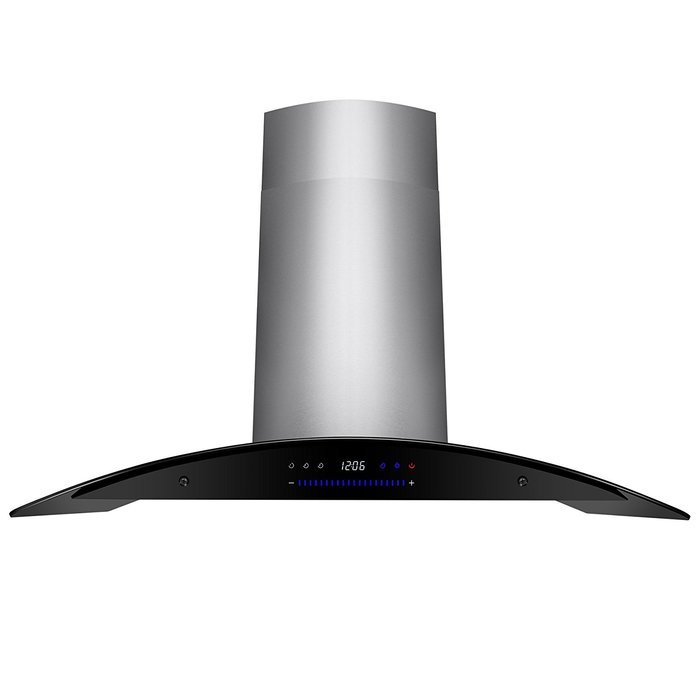 AKDY 36" Wall Mount Stainless Steel Kitchen Cooking Vent LED Display ...