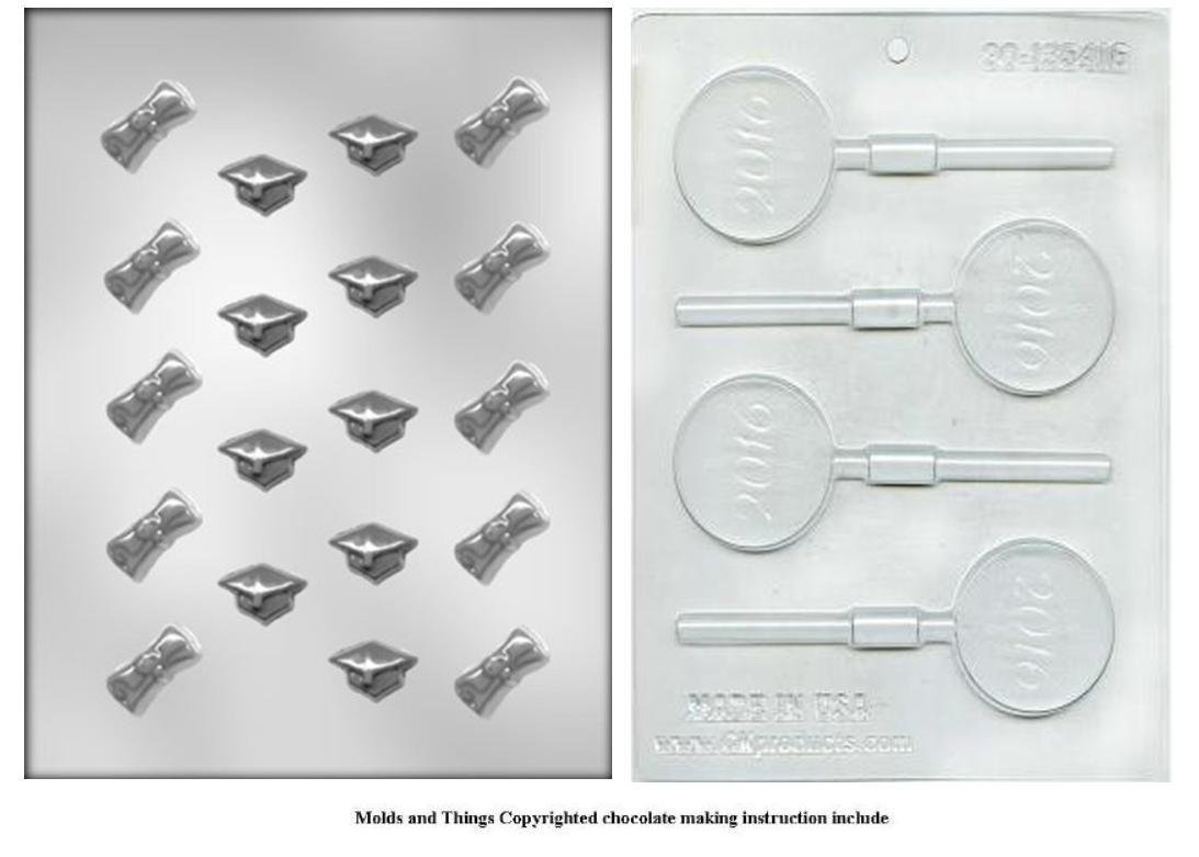 CK Products Diplomas and Graduation Caps Chocolate Mold and Class of ...