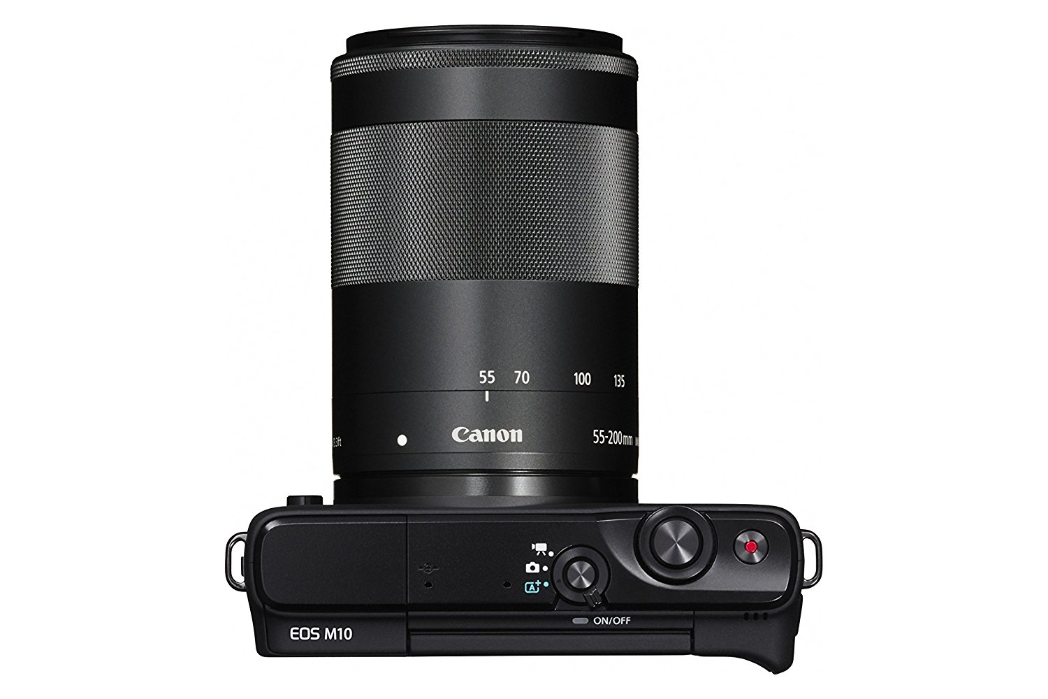 Canon EOS M10 with EF-M 15-45mm Image Stabilization STM Lens, 16GB ...