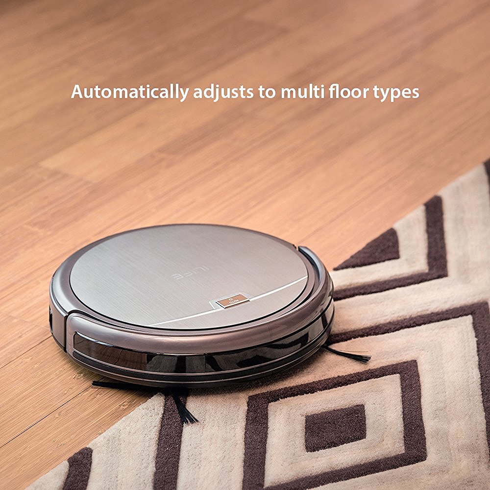 ILIFE A4 Robot Vacuum Cleaner, Titanium Gray N7 free image download