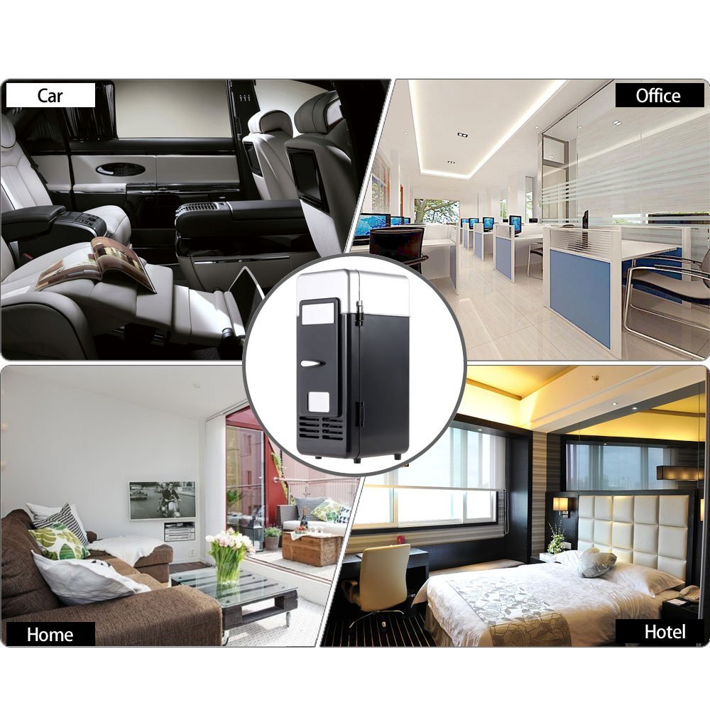 Anself Mini USB Fridge Cooler Warmer Refrigerator for Drink Beverage ...