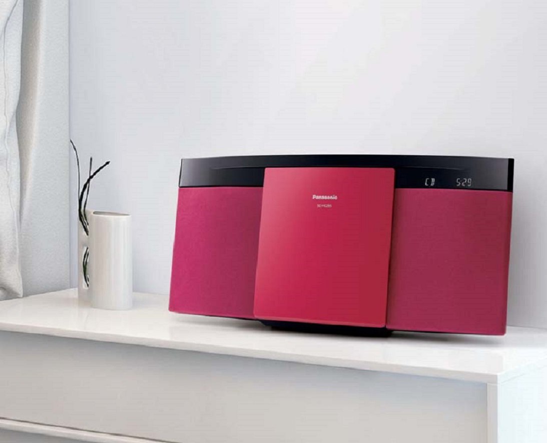 Panasonic compact stereo system Bluetooth-enabled SC-HC295-R (Red) N3 ...