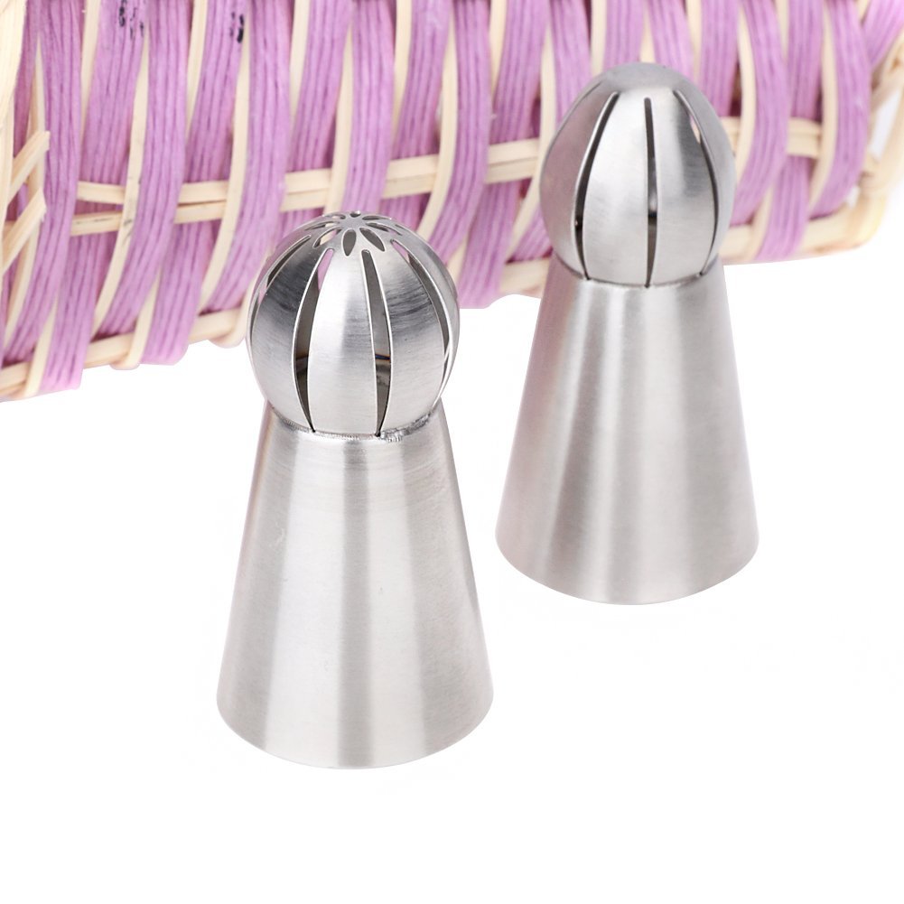 RD Lane 7pcs Icing Piping Tools Set Unique Sphere Ball Design Small ...