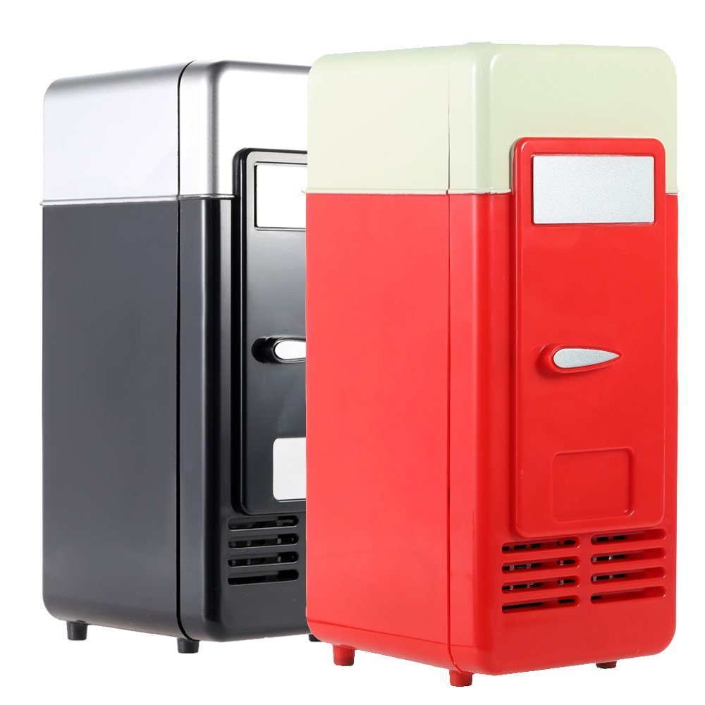 Anself Mini USB Fridge Cooler Warmer Refrigerator for Drink Beverage ...