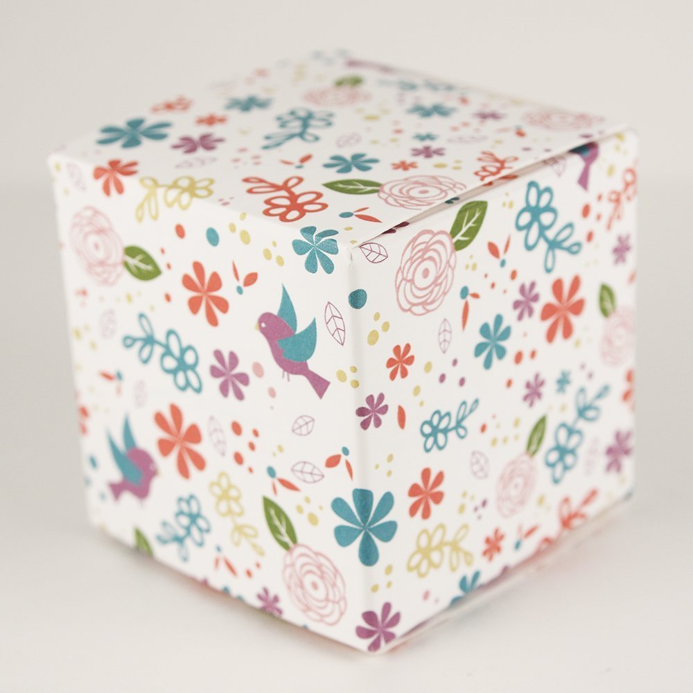 Made in USA - 2 Inch Cube Favor Box (2"x2"x2" 100 Boxes) Wedding Favor ...