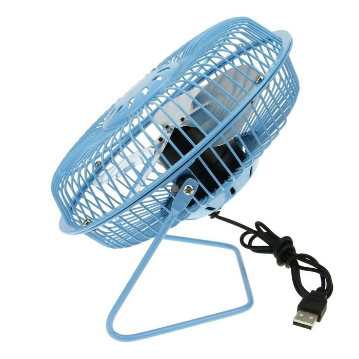 Starsource Adjustable Four Fan Blade 4 Inch USB Mini Desktop Fan With ...