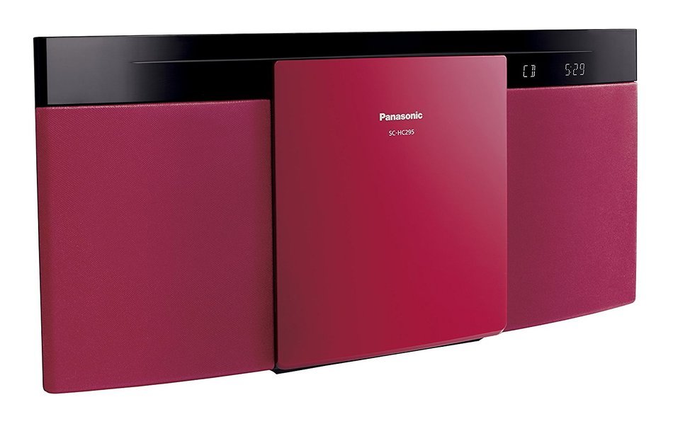 Panasonic compact stereo system Bluetooth-enabled SC-HC295-R (Red) N2 ...