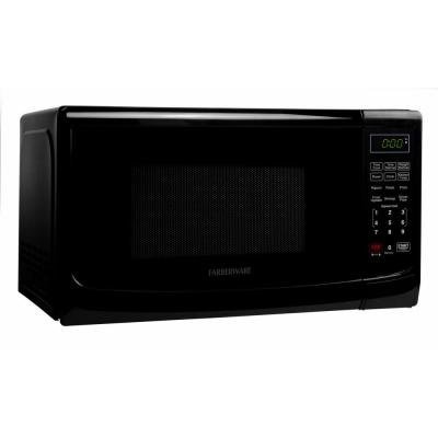 Classic Black 700-Watt Countertop Microwave Oven With 6 One-Touch ...