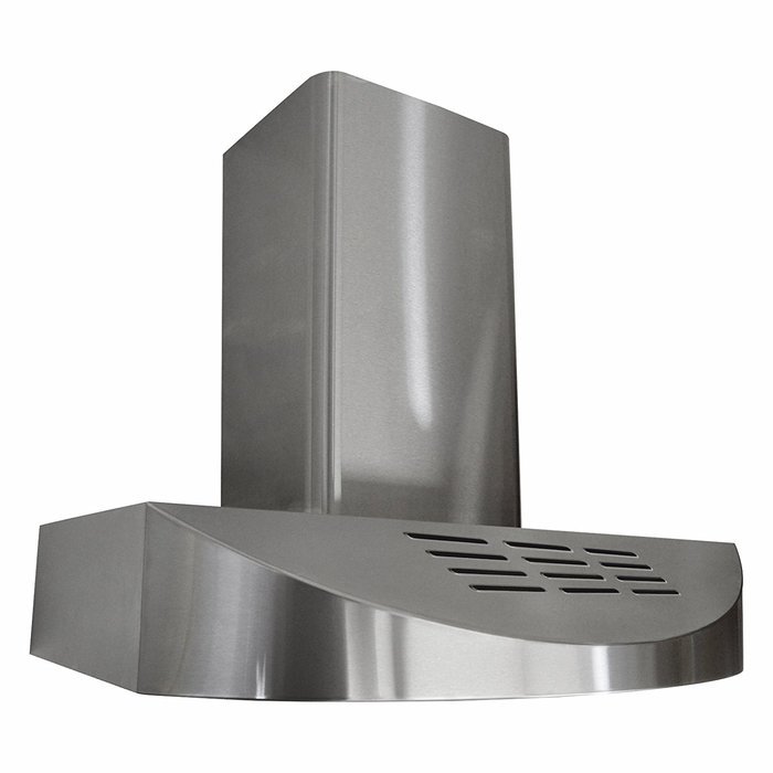KOBE Range Hoods CHX3830SQBD-WM-3 Contemporary Brillia 30" Wall Mount ...
