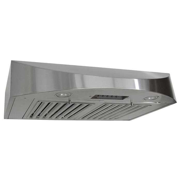 KOBE Range Hoods CHX3830SQB-2 Contemporary Brillia 30" Under Cabinet ...