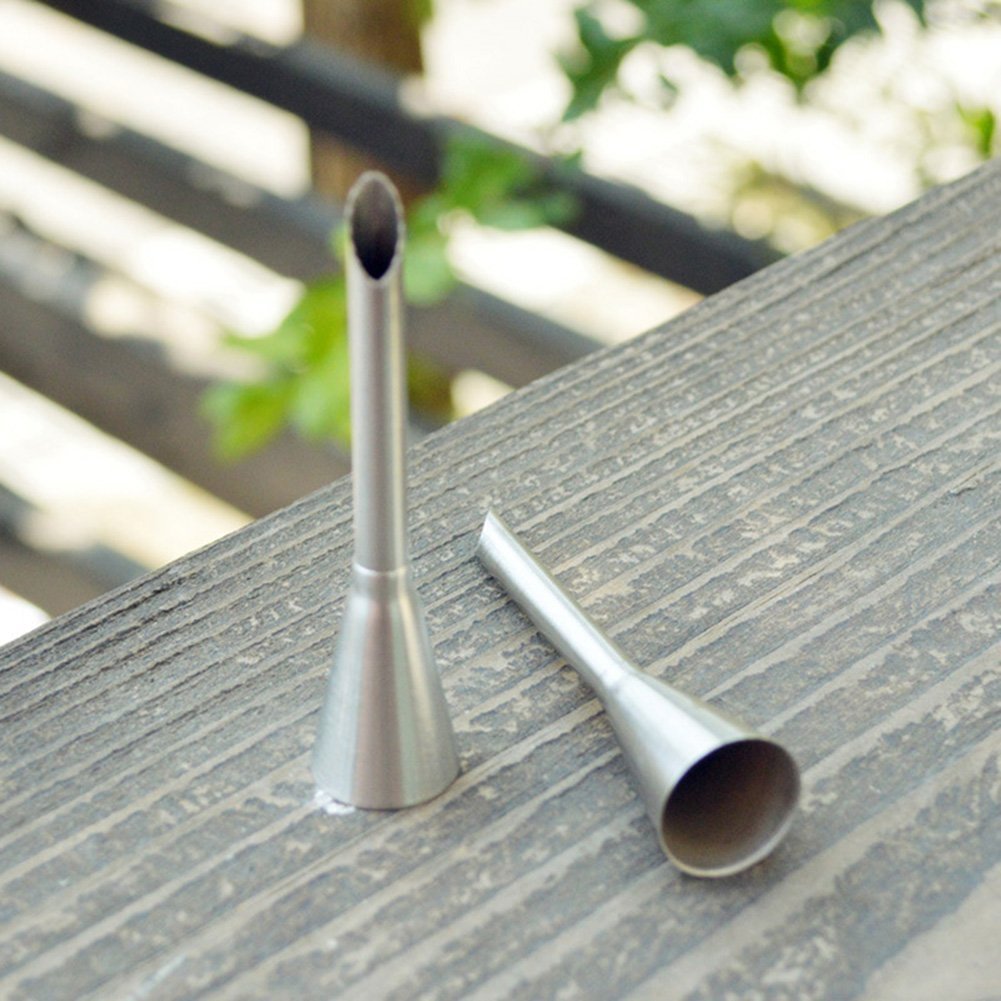 BleuMoo Long Piping Icing Nozzles Tip Pastry Bag Cake Cupcake ...